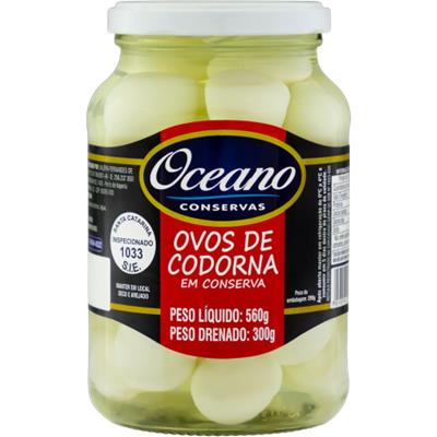 OVO DE CODORNA EM CONSERVA OCEANO 560G - SUPERMERCADO FERREIRA